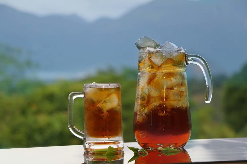 Walters Bay Peach Iced Tea | 12 Quart Sized Tea Bags, Ceylon Tea, Unsweetened, Peach Flavored, 100% Hand Plucked, Black Tea