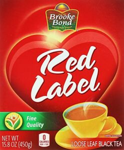 brooke bond, red label loose leaf black tea, 450g(gm)