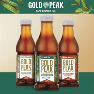 Gold Peak Tea, Unsweet Tea, 16.9 fl oz, 6 Pack