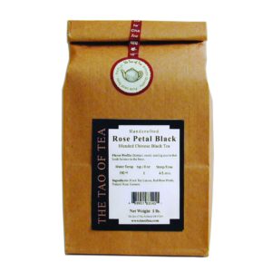 The Tao of Tea Rose Petal Black, 1-Pounds