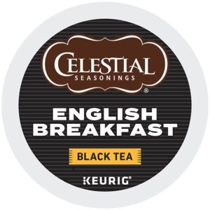 Celestial Seasonings English Breakfast Black Tea, Single-Serve Keurig K-Cup Pods, 24 Count