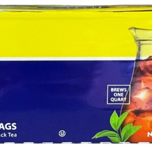 Cain's Orange Pekoe & Pekoe Cut Black Tea Quart Size Tea Bags, 24 Count