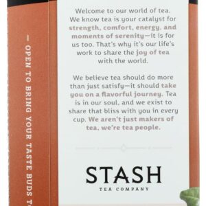 Stash Decaf Chocolate Hazelnut Black Tea, 18 count, 1pack