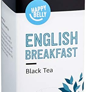 Amazon Brand - Happy Belly English Breakfast Tea Bags, 20 Count (Pack of 1)