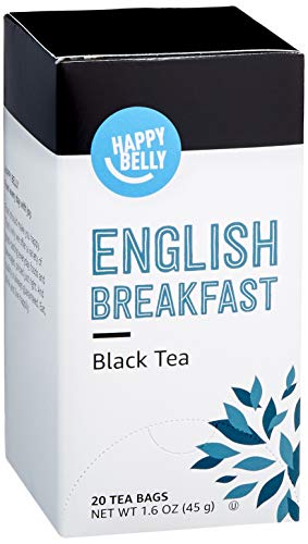 Amazon Brand - Happy Belly English Breakfast Tea Bags, 20 Count (Pack of 1)