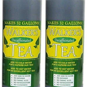 Walkers Liquid Tea Concentrate Without Caffeine- 64 ounces total (pack of 2 - 32 ounce bottles) Makes 64 Gallons