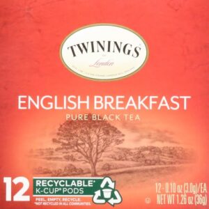 Twinings Tea English Breakfast Tea K-Cups, 12 ct