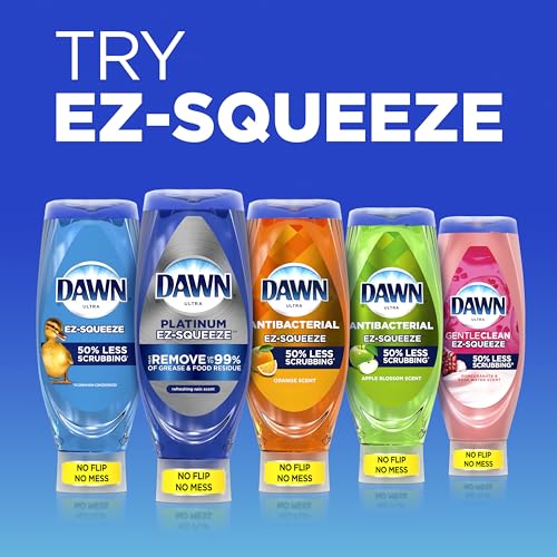 Dawn Ultra Anti-Bacterial EZ-Squeeze Hand Soap, Apple Blossom, 3x22 Fl Oz (Packaging may vary)