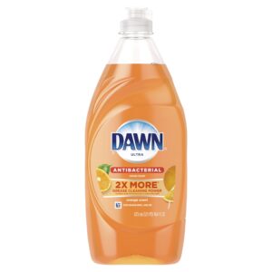 dawn ultra antibacterial hand soap, dishwashing liquid dish soap orange 19.4 oz (packaging may vary)