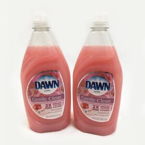 dawn gentle clean dishwashing liquid 16.2 oz, pomegranate & rose water scent (pack of 2)