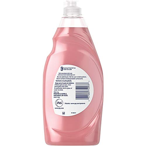 Dawn Ultra Gentle Clean Dishwashing Liquid Dish Soap, Pomegranate & Rose Water Scent, 24 fl oz