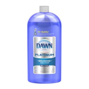 dawn dish soap, direct foam dishwashing foam, refill, fresh rapids scent, 30.9 fluid oz (pack of 6)