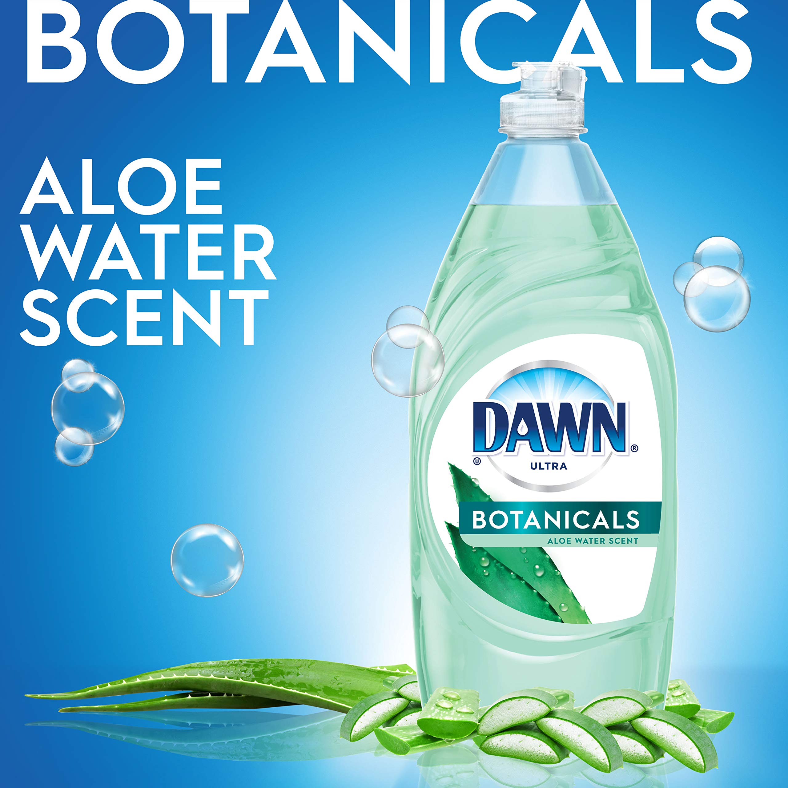 Dawn Botanicals Aloe Water Scent Dishwashing Liquid,19.4oz