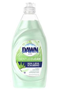 dawn gentle clean dishwashing liquid, aloe & sage