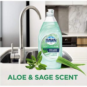 Dawn Gentle Clean Dishwashing Liquid, Aloe & Sage