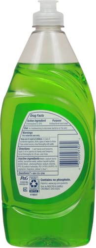 Dawn Ultra Antibacterial Hand Soap, Dishwashing Liquid Dish Soap, Apple Blossom Scent, 19.4 fl oz