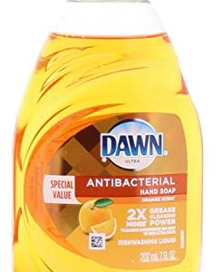 2 Pk. Dawn Ultra Antibacterial Orange Scent Dishwashing Liquid 7oz. (14 Fl. Oz Total)