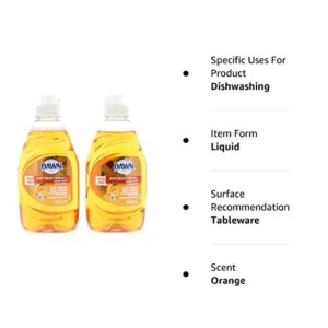 2 Pk. Dawn Ultra Antibacterial Orange Scent Dishwashing Liquid 7oz. (14 Fl. Oz Total)