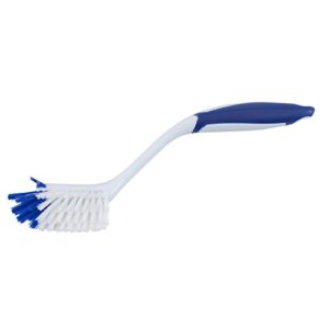 Dawn Radial Head Kitchen Brush, Blue & White