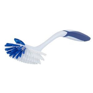 dawn radial head kitchen brush, blue & white