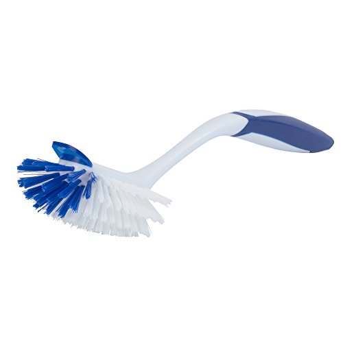 Dawn Radial Head Kitchen Brush, Blue & White