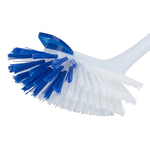 Dawn Radial Head Kitchen Brush, Blue & White