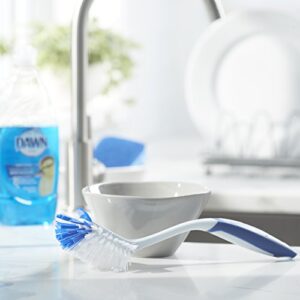 Dawn Radial Head Kitchen Brush, Blue & White