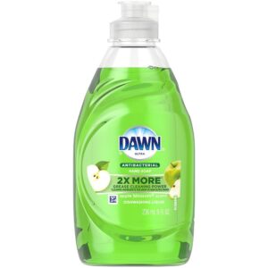 dawn antibacterial hand soap, dishwashing liquid, apple blossom