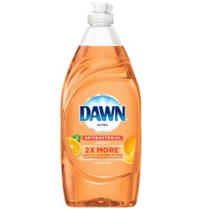 dawn dish soap, ultra antibacterial hand soap, orange scent dishwashing liquid, 21.6 oz