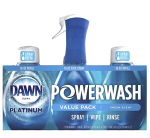 dawn ultra power wash platinum fresh scent