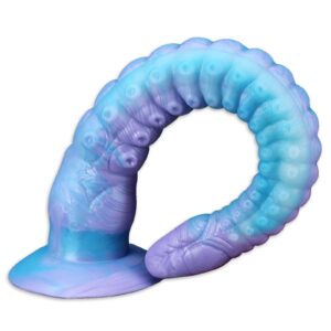 Realistic Anal Dildos 12inch Long Tentacle Dildo with Suction, Thick Silicone Dragon Dildo Octopus Anal Plug Adult Toys for Men Couples