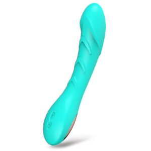 realistic g-spot dildo vibrator for female vagina clitoris anal stimulator, vibrators adult sex toys gift for women couples melo (blue)