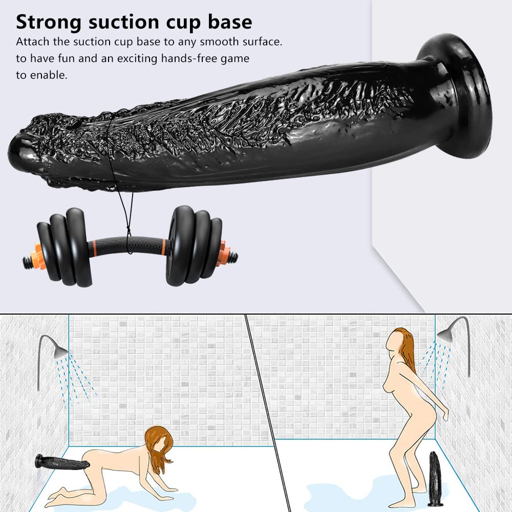 G-spot Massage Dildo, 10.62-inch Novelty Vegetable Penis, Strong Suction Cups Cabbage Dick for Hands-Free Games, Adult Toys G-spot P-spot Stimulation Erotic Toys