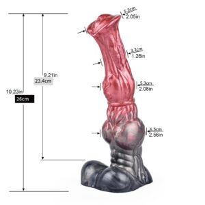 10.23" Silicone Giant Dildo Female G Spot Dildo Butt Plug Toy, Adult Sex Toy Anal Dildo with Suction Cup, Extra Large Dildo Women Dildo for Couples