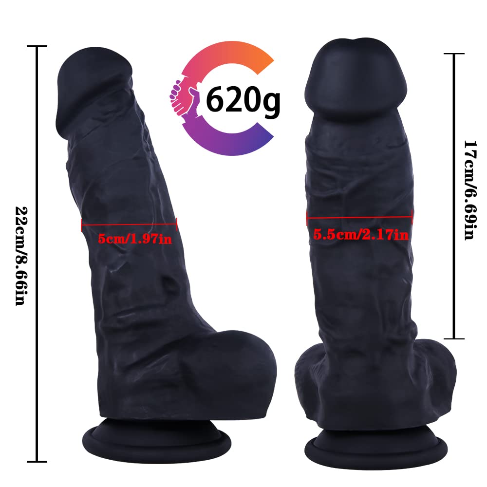 Silicone Dildo Adult Erotic Sex Toys 18CM*4.5CM (Color : L, Size : L)