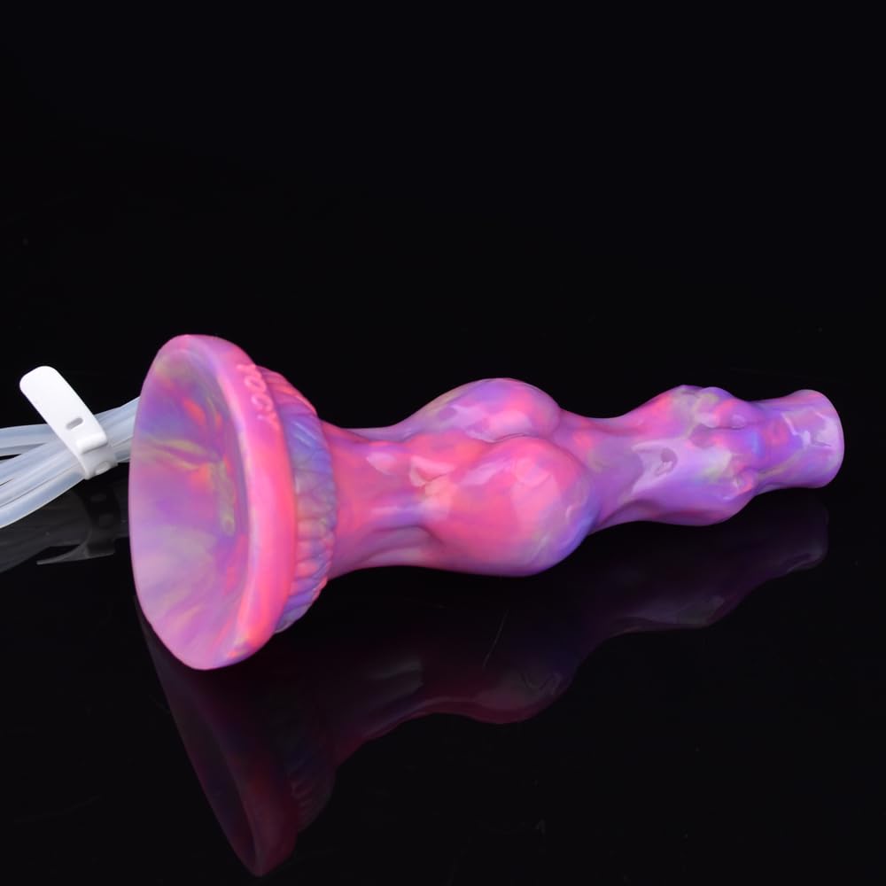 Luminous Dildo Squirt Adult Sex Toy, 8" Squirting Dildo Ejaculating Dildo Butt Plug Anal Dildo with Bulb, Realistic Dildo Suction Cup, Strap On Dildo Anal Toys Sex Toy Men Gay