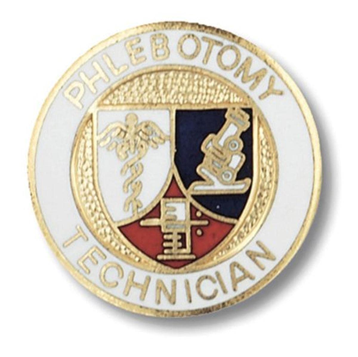 Prestige Medical Emblem Pin, Phlebotomy Technician