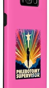 Galaxy S8+ Phlebotomy Supervisor Funny Female Hero Job Women Case