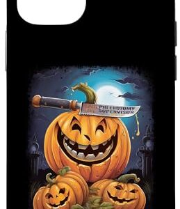 iPhone 14 Pro Phlebotomy Supervisor Funny Halloween Fun Pun Spooky Case