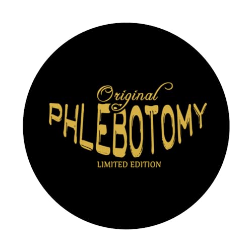 Phlebotomy Funny Job Title Worker Funny Phlebotomy PopSockets Standard PopGrip