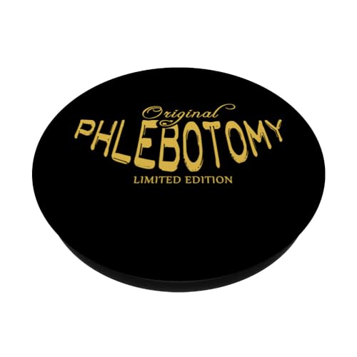 Phlebotomy Funny Job Title Worker Funny Phlebotomy PopSockets Standard PopGrip