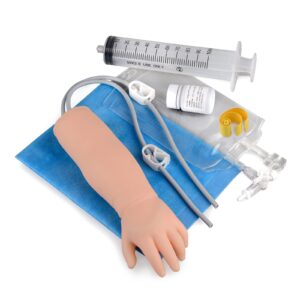 ultrassist pediatric iv simulation arm kit, pediatric iv and phlebotomy practice kit for iv training, venipuncture skills, injection practice, clinical nursing training