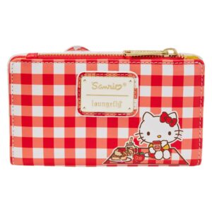 Loungefly Hello Kitty Purse Gingham Official Red Zip Around Einheitsgröße