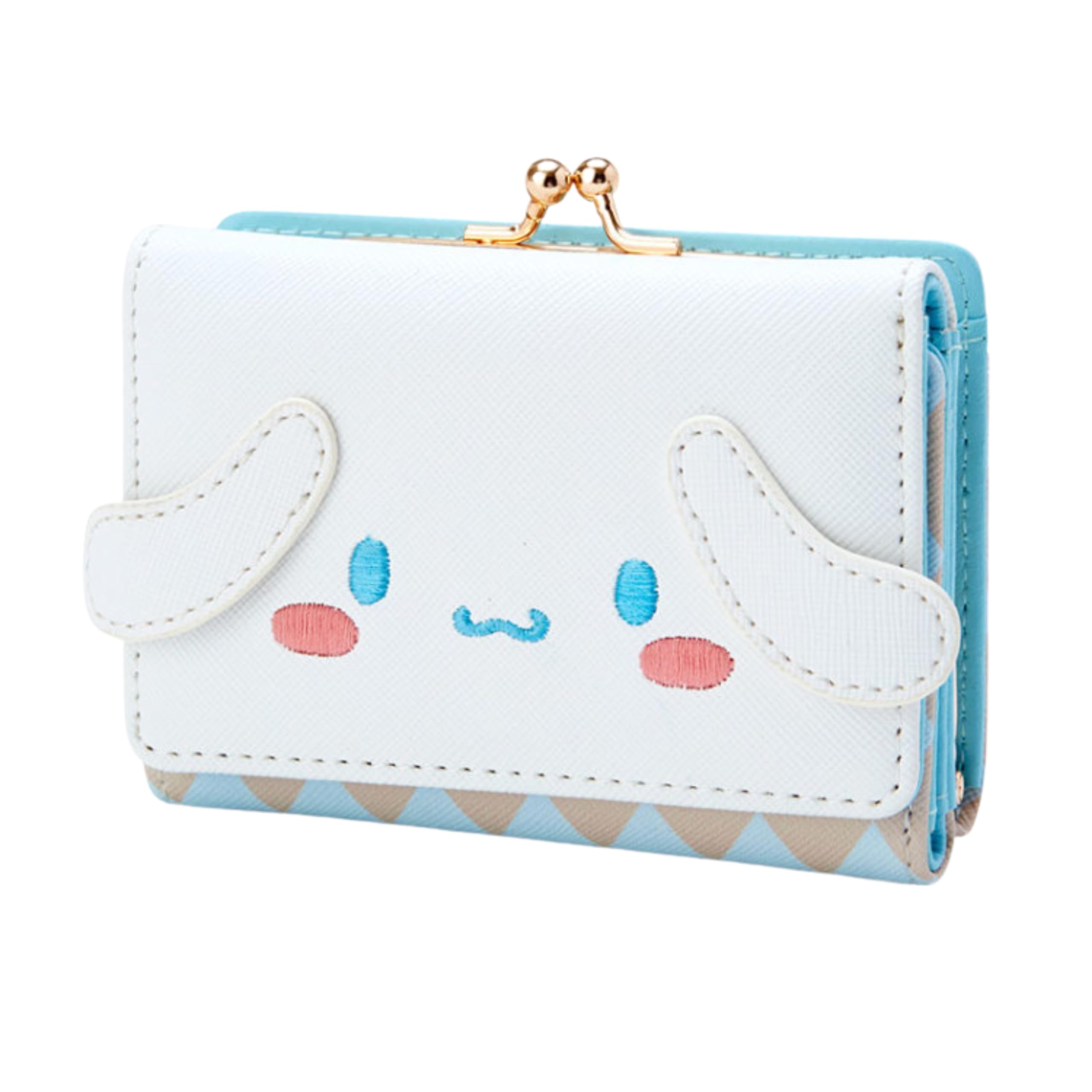 BelugaDesign Cinnamoroll Wallet, Blue, Faux Leather, Lightweight, Waterproof, Expandable, Includes Coin Pouch and Card Holders, Multi-Color, Targeted for Female