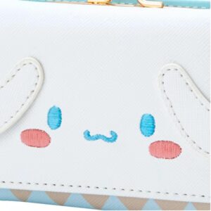 BelugaDesign Cinnamoroll Wallet, Blue, Faux Leather, Lightweight, Waterproof, Expandable, Includes Coin Pouch and Card Holders, Multi-Color, Targeted for Female