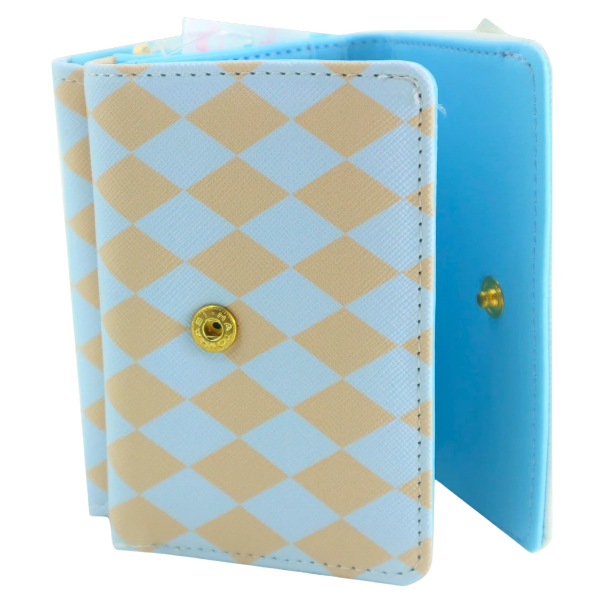 BelugaDesign Cinnamoroll Wallet, Blue, Faux Leather, Lightweight, Waterproof, Expandable, Includes Coin Pouch and Card Holders, Multi-Color, Targeted for Female