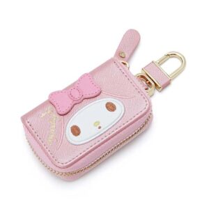 cute cartoon kuromi my melody small wallet short ladies wallet leather wallet ladies money bag (pink)