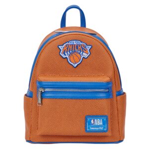 loungefly nba: new york knicks basketball mini-backpack