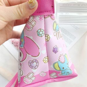 Kerr's Choice Kawaii Cosmetic Makeup Bag Kawaii Bag | Cute Toiletry Bag Travel Accessories Kawaii Makeup Bag