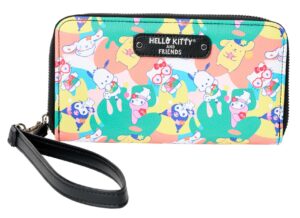 hello kitty wallet wristlet zip clutch faux leather pochacco kuromi cinnamoroll